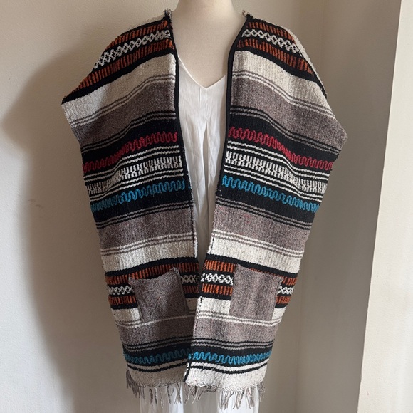 Vintage | Sweaters | Mexican Serape Vest | Poshmark